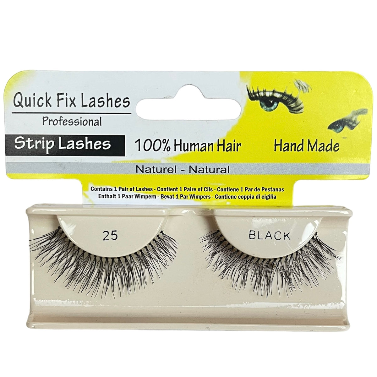 Quick Fix Strip Lashes - 25 Black – Theresia Cosmetics