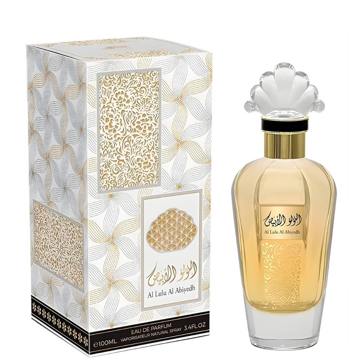 Al Lulu Al Abiyedh Sahari Eau de Parfum Feminino – Theresia Cosmetics