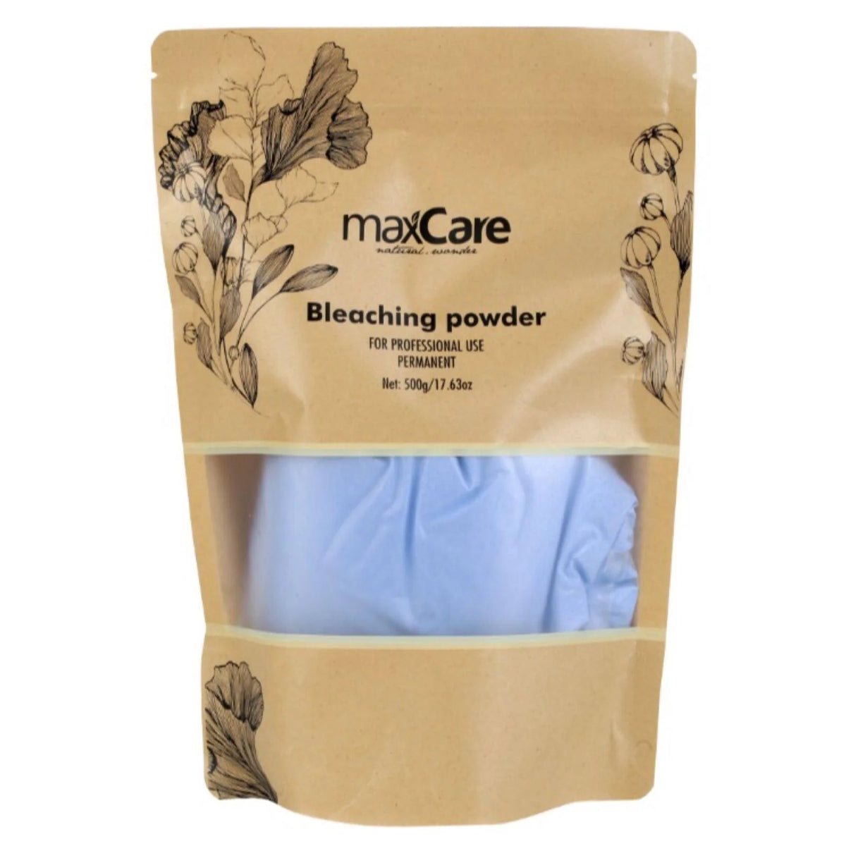 Maxcare Dust Free Bleaching Powder Blue 500g – Theresia Cosmetics